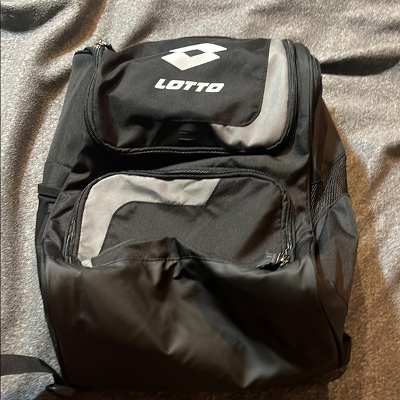 lotto | Bags | L Otto Mens Black And Gray Backpack | Poshmark